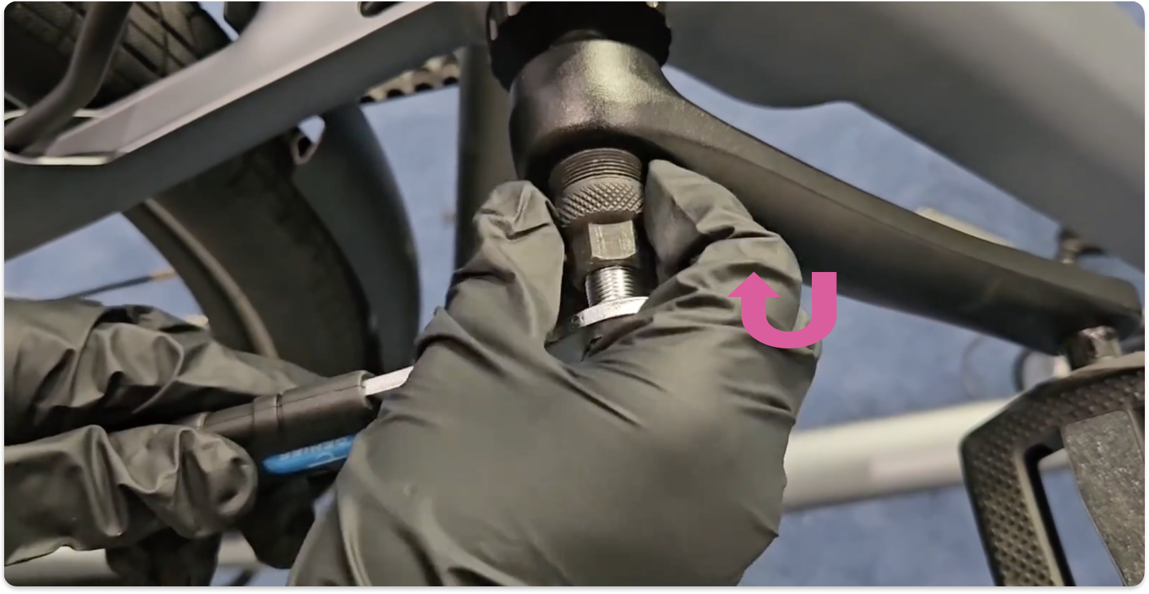 How to Remove and Install the Crank Arm (CGO Series & AGO X) – TENWAYS ...